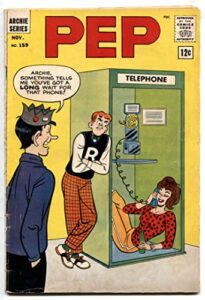 pep #159 1962-archie comics- jaguar issue vg-