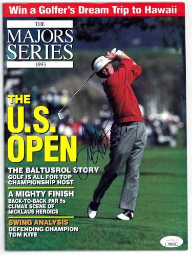 Tom Kite signed 1993 The Major Series Full Magazine- JSA #EE63255 (No Label/US Open) - Autographed Golf Magazines