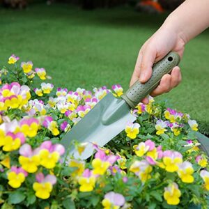 Garden Tool Shovel for Digging Gardening Trowel for Lawn Planting Alloy Spade Plastic Handle Anti Slippery