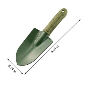 Garden Tool Shovel for Digging Gardening Trowel for Lawn Planting Alloy Spade Plastic Handle Anti Slippery