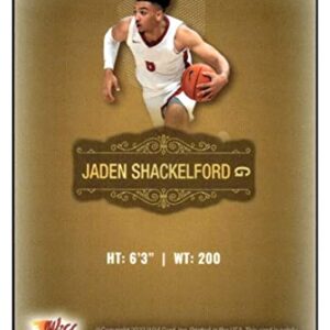 JADEN SHACKELFORD RC 2022 Wild Card Gold Matte ROOKIE #29 G League NM+-MT+ NBA Basketball