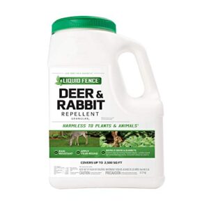 liquid fence deer & rabbit repellent granular, 5-pound