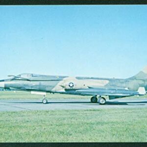 Lockheed F-104 Starfighter Supersonic Jet Fighter Aircraft USAF Airplane Postcard