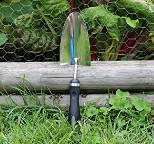 Edward Tools Bend-Proof Garden Trowel - Heavy Duty Polished Stainless Steel - Rust Resistant Oversized Garden Hand Shovel for Quicker Work - Digs Through Rocky/Heavy soils - Comfort Grip (1)