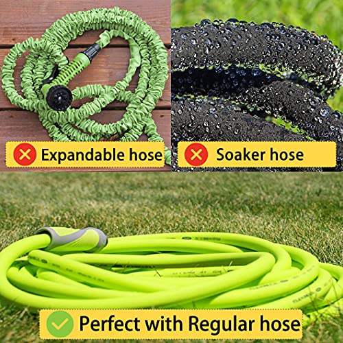 (5/8" or 3/4") Easy Garden Hose Repair Kit Hose Connector Hose Fitting Water Repair End Hose Mender Barbed Hose Extender Pipe Adapter 3 Sets Fit for 5/8 inch or 3/4 inch hose