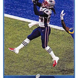 2019 Panini NFL Sticker #20 Stephon Gilmore New England Patriots/Los Angeles Rams Super Bowl LIII (Small, Thin, Peelable Sticker Football Card)