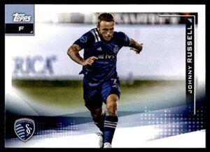 2021 topps mls #43 johnny russell sporting kansas city soccer futbol trading card