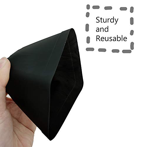 24 Pack 3 Inch Black Nursery Pot Flower Pots Square Plastic Plant Pot Plastic Starter Pots with Saucer Basket Indoor Outdoor for Your Room,Garden Office and Balcony Decor