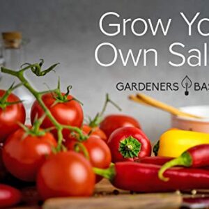 Heirloom Hot Salsa Growing Seed Packets 8 Varieties Habanero, Jalapeno, Serrano Peppers, Roma, San Marzano Tomato, Cilantro, Green Onion, Tomatillo for Garden Non-GMO Heirloom Gardeners Basics