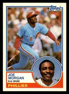 1983 topps # 77 t joe morgan (baseball card) nm/mt