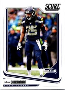 2018 score #291 richard sherman seattle seahawks football card