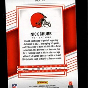 2022 DONRUSS ELITE #18 NICK CHUBB NMMT BROWNS