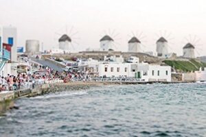 tilt shift mykonos