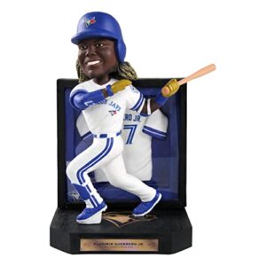 vladimir guerrero jr. toronto blue jays framed showcase bobblehead mlb