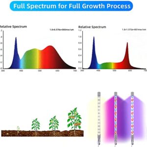 Seed Starter Tray, 80 Cells Seed Starter Kit with 360°Full Spectrum Grow Lights for Seed Starting, 72 LED Height-Adjustable Seed Starting Lights, Timable,Germination Tray with Humidity Control Domes