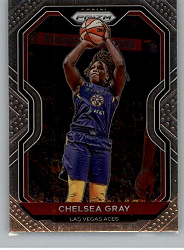 2021 Panini Prizm WNBA #69 Chelsea Gray Las Vegas Aces Official Basketball Trading Card in Raw (NM or Better) Condition