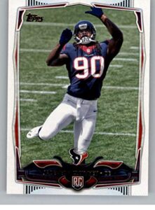 2014 topps football #356 jadeveon clowney rc rookie card houston texans