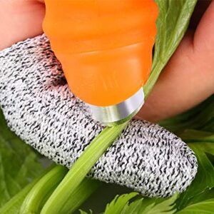 ZGYFJCH Garden Silicone Thumb Knife, Finger Knife-Plants Picking Trim Tools(L)