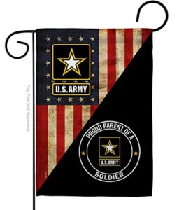 us army proud parent of a soldier flag armed forces wall tapestry lawn decoration military home decor house garden yard banner united state american veteran gifts made in usa