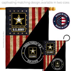 US Army Proud Parent of A Soldier Flag Armed Forces Wall Tapestry Lawn Decoration MILITARY Home Decor House Garden Yard Banner United State American Veteran Gifts Made in USA