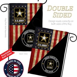 US Army Proud Parent of A Soldier Flag Armed Forces Wall Tapestry Lawn Decoration MILITARY Home Decor House Garden Yard Banner United State American Veteran Gifts Made in USA