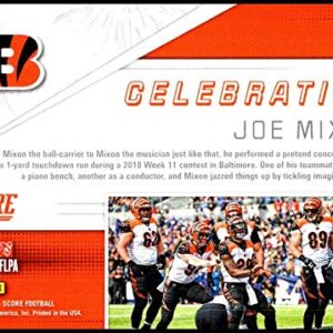 2019 Score NFL Celebration #7 Joe Mixon Cincinnati Bengals Official Football Card made by Panini