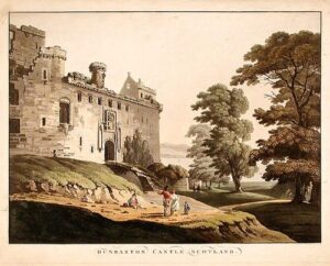 dunbarton [sic] castle, scotland [actually linlithgow palace]