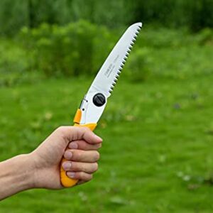 Folding Pruning Hand Saw 5 Inch Camping Wood Mini Small Saw Garden Tree Saw Japanese Pull Razor Teeth Saw Durable for Wood Branches Bone Camping with SK-5 Steel Blade.