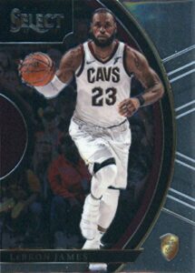 2017-18 panini select #18 lebron james cleveland cavaliers basketball card