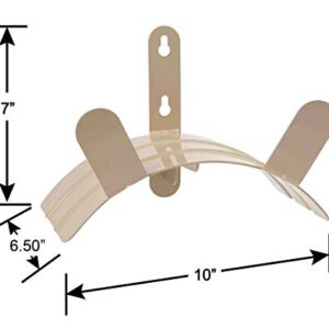 Liberty Garden Products 125-Feet of 5/8-Inch Tan Liberty 691-2 Basic Wall Mount Garden Hose Butler-Holds 125-F