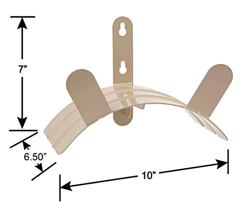 Liberty Garden Products 125-Feet of 5/8-Inch Tan Liberty 691-2 Basic Wall Mount Garden Hose Butler-Holds 125-F