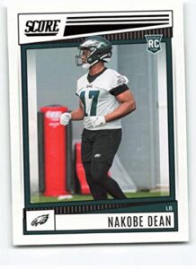 2022 score #351 nakobe dean nm-mt rc rookie philadelphia eagles football nfl