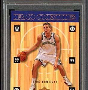 Dirk Nowitzki Rookie Card 1998-99 Upper Deck #320 PSA 8