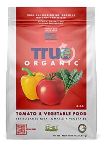 true organic – tomato & vegetable plant food 4lbs – cdfa, omri, for organic gardening