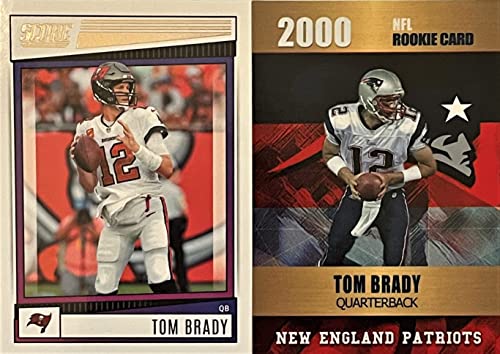 NEW 2022 Panini Score Authentic TOM BRADY Football Card - Tampa Bay Buccaneers (Plus Novelty Brady Card in Picture)