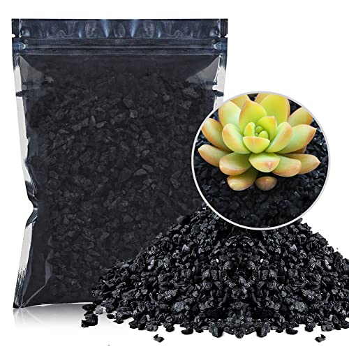 YeeSite 1 Quart Sized Bag 100% All Natural Hardwood Charcoal- Activated Plant Charcoal for Soil Amendment, Orchids, Terrariums, Planting, Garden