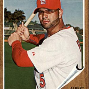 2011 Topps Heritage #50 Albert Pujols St. Louis Cardinals Baseball NM-MT