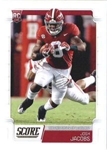 2019 score #383 josh jacobs rookie nfl football card nm-mt