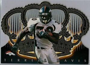 1998 crown royale #34 terrell davis nfl football trading card