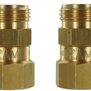 Dramm Brass Garden Hose Swivel - Pack of 2