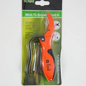 Q-yard QY-007A Handheld Multi-Sharpener for Pruning Shears, Garden Hand Pruner