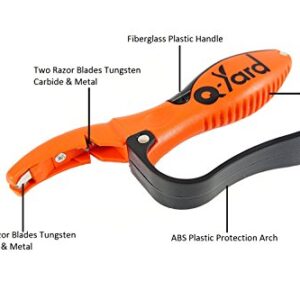 Q-yard QY-007A Handheld Multi-Sharpener for Pruning Shears, Garden Hand Pruner