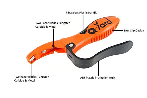 Q-yard QY-007A Handheld Multi-Sharpener for Pruning Shears, Garden Hand Pruner