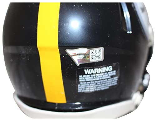 Najee Harris Autographed Pittsburgh Steelers Speed Mini Helmet FAN