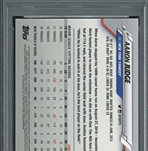 Aaron Judge 2020 Topps Chrome Baseball Card #50 Graded PSA 10