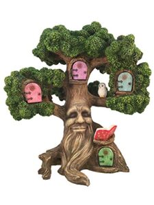 glitzglam fairy garden enchanted joshua’s miniature tree (10.5 inch tall) for the garden fairies and lawn gnomes. a fairy garden accessory