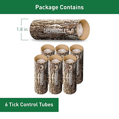 Thermacell Tick Control Tubes for Yards - 6 Pack; No Spray, No Mess; Safely Keep Ticks Away