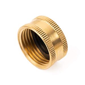 Xiny Tool Garden Hose Adapter, 3/4" Solid Brass Hose Connectors and Hose Ends, Male to Male, Female to Female, 3/4 Inch Brass Connector, 6-Pack with Extra 4 Washers