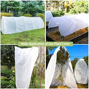 LOVE STORY Plant Covers Freeze Protection 6x25FT 1.0oz Frost Cloth Blanket Floating Row Cover Garden Fabric for Winter Outdoor Plants Vegetables and Sun Pest Protection