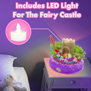 Creative Kids Miracle GRO Fairy Garden DIY Magical to Plant, Grow and Decorate Including LED Bedside Night Light! - Growing Kit & Your Own Gift Age 6+, Multicolor (62851)